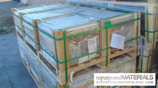 Reclaimed Glass Panels | repurposedMATERIALS