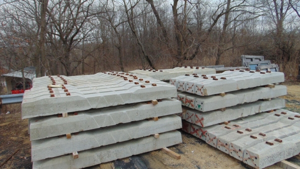 USED Concrete Railroad Ties | repurposedMATERIALS