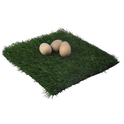 Poultry Nesting Pads from Used Synthetic Turf | repurposedMATERIALS