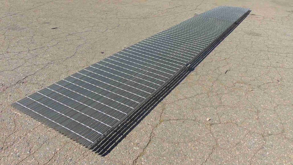 Used Steel Grating - Painted | repurposedMATERIALS