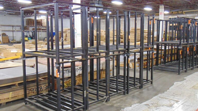 USED Steel Stackable Racks | repurposedMATERIALS