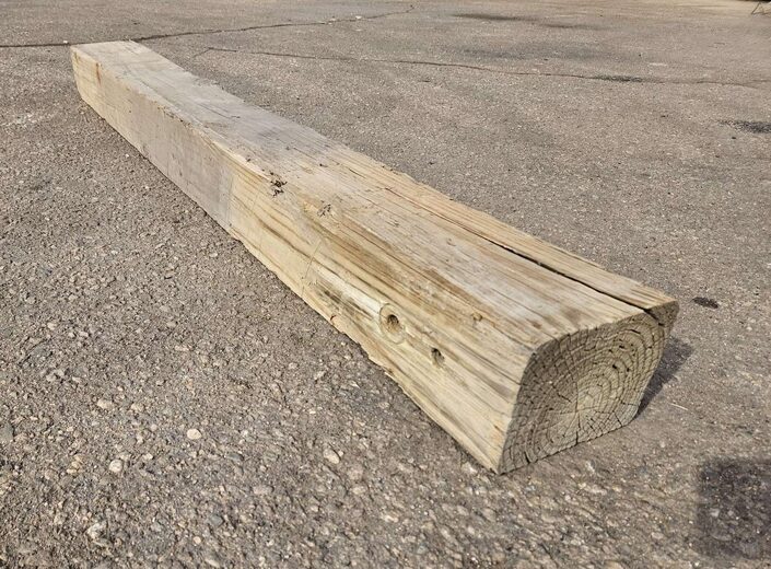 Treated Wood Guardrail Timbers | repurposedMATERIALS