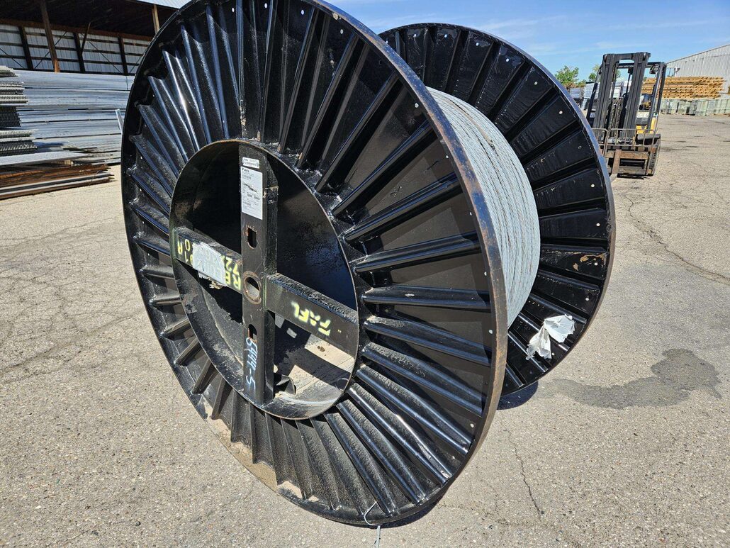 Steel Galvanized Cable & Spool | repurposedMATERIALS