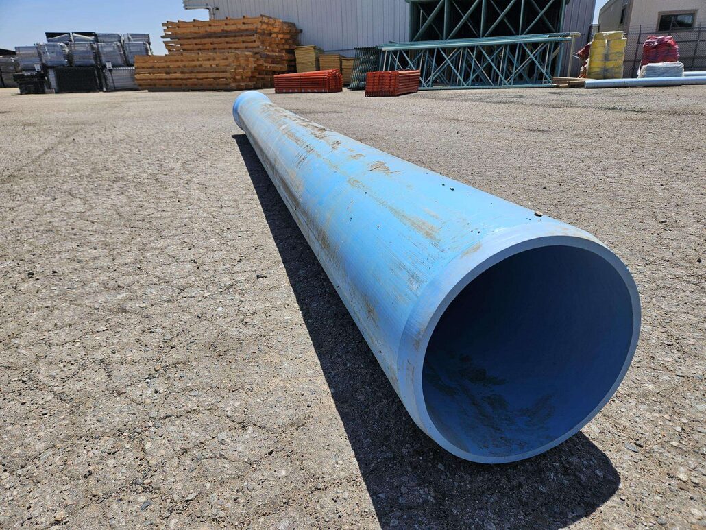 UNUSED Plastic PVC Pipe | repurposedMATERIALS