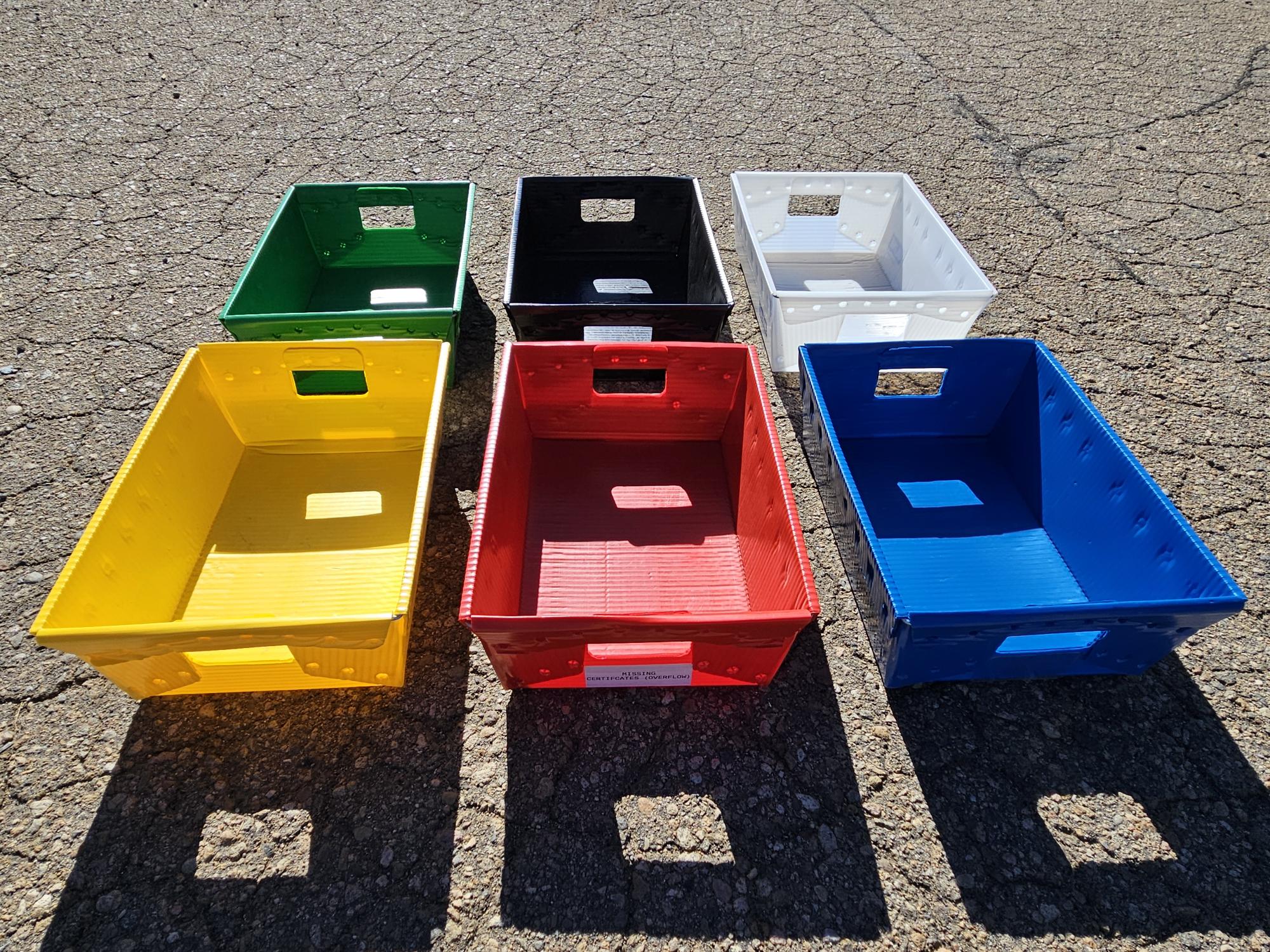 Corrugated Plastic Totes