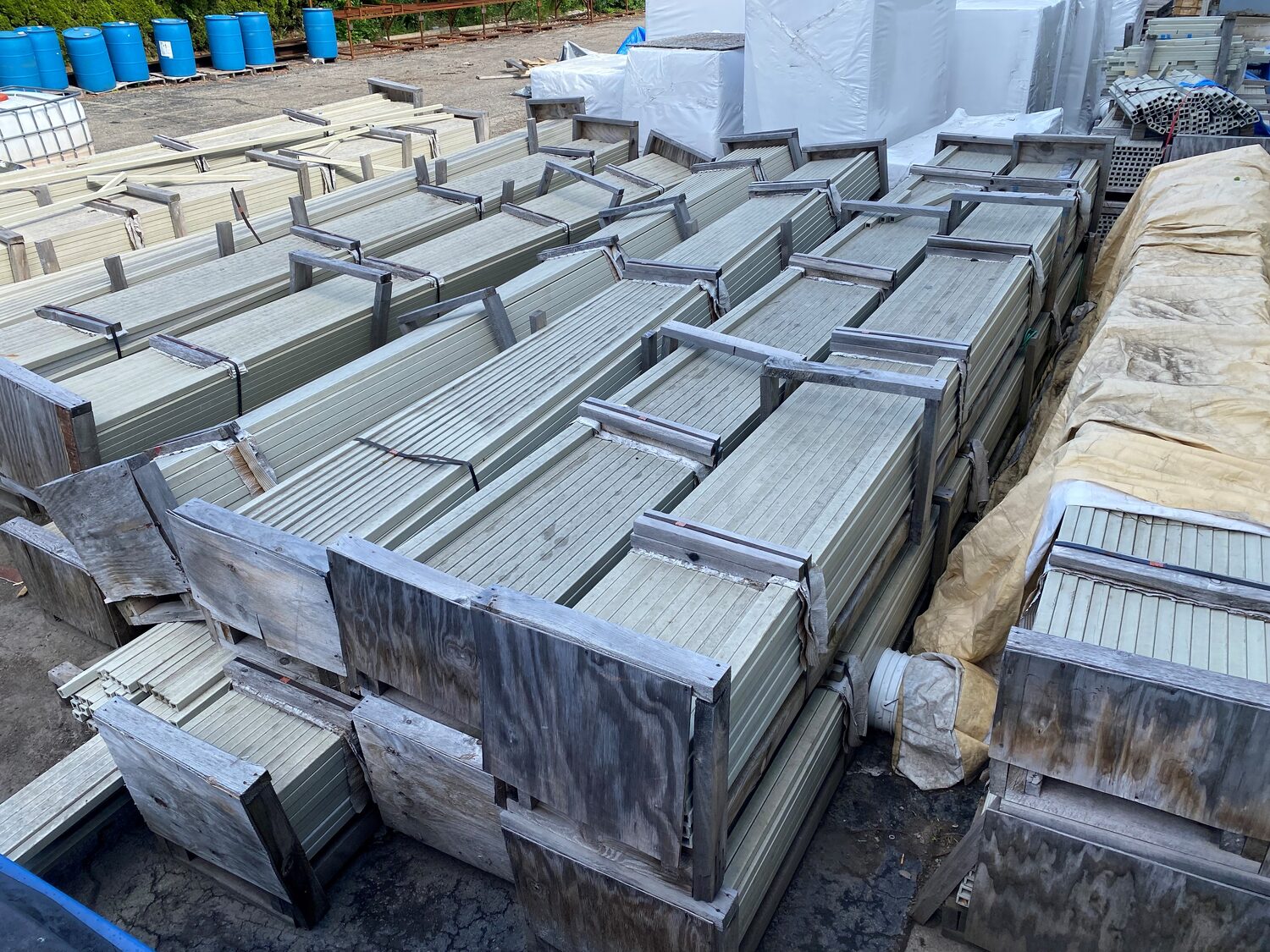 USED Fiberglass Square Tubing | repurposedMATERIALS