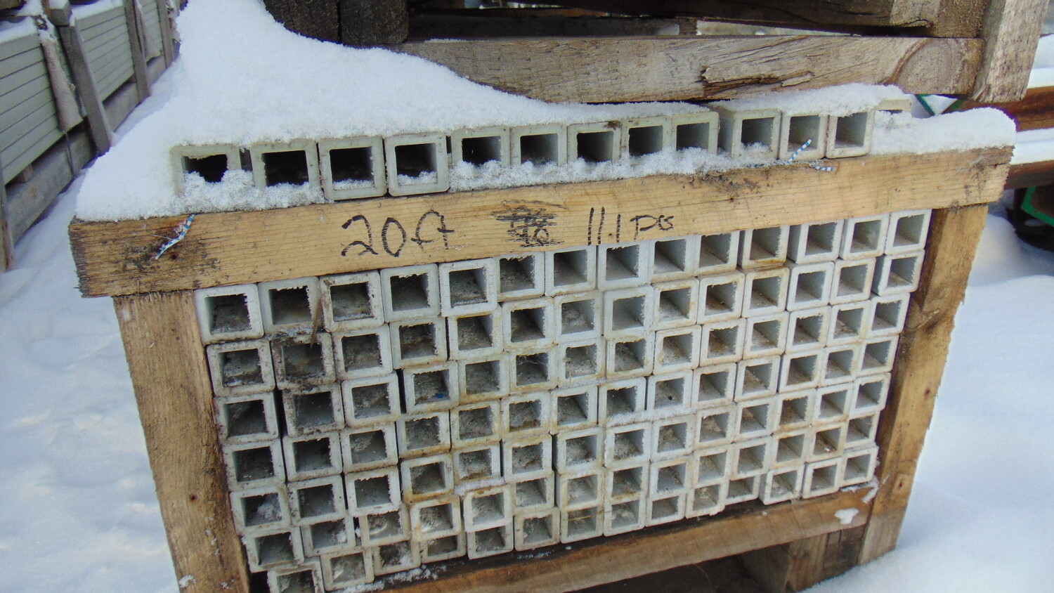 USED Fiberglass Square Tubing | repurposedMATERIALS