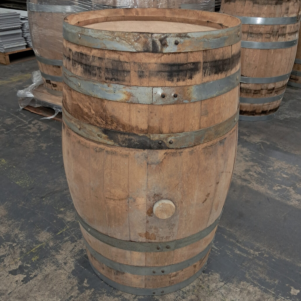 USED Wood Barrels Inventory | repurposedMATERIALS