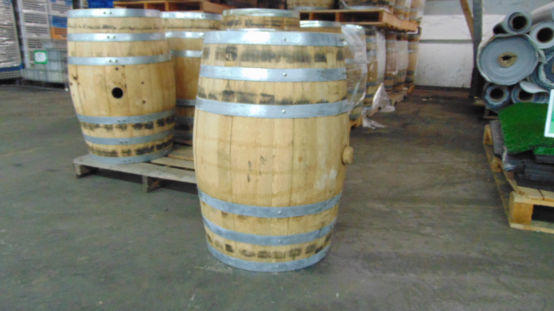 USED Wood Barrels Inventory | repurposedMATERIALS