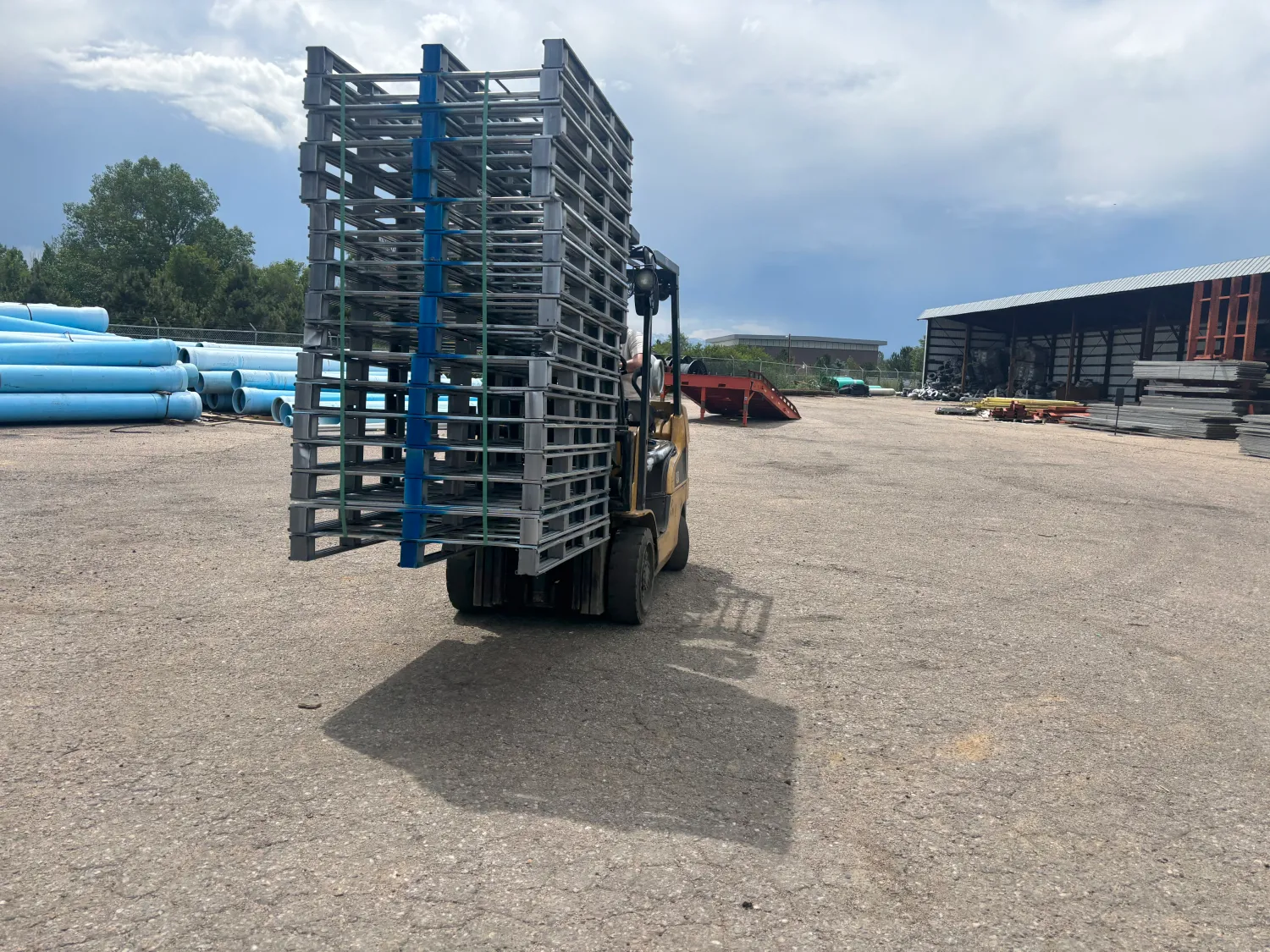 USED Steel Pallets | repurposedMATERIALS