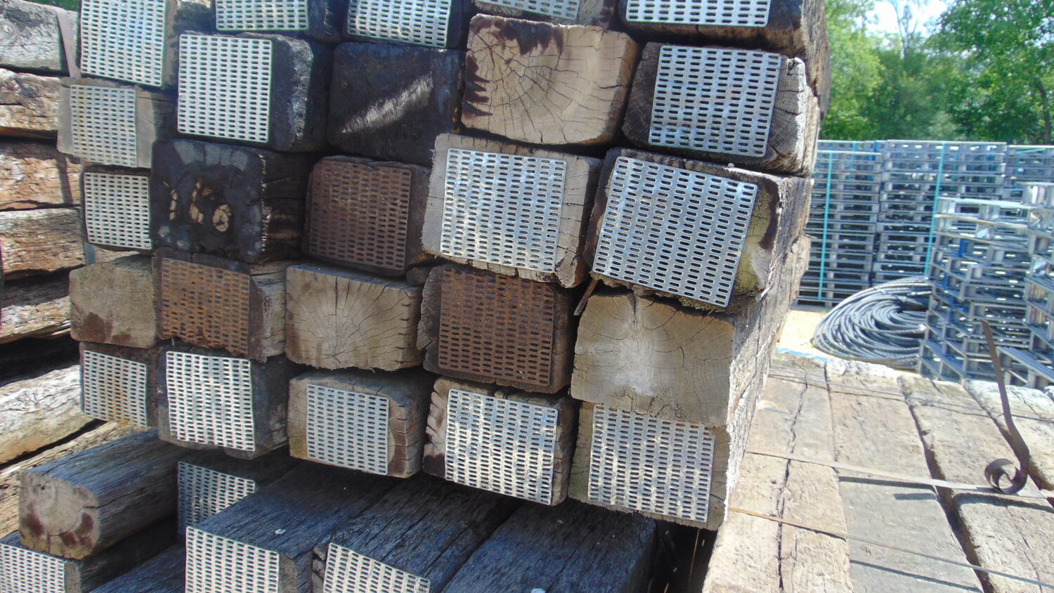 USED Wood Railroad Tie | repurposedMATERIALS