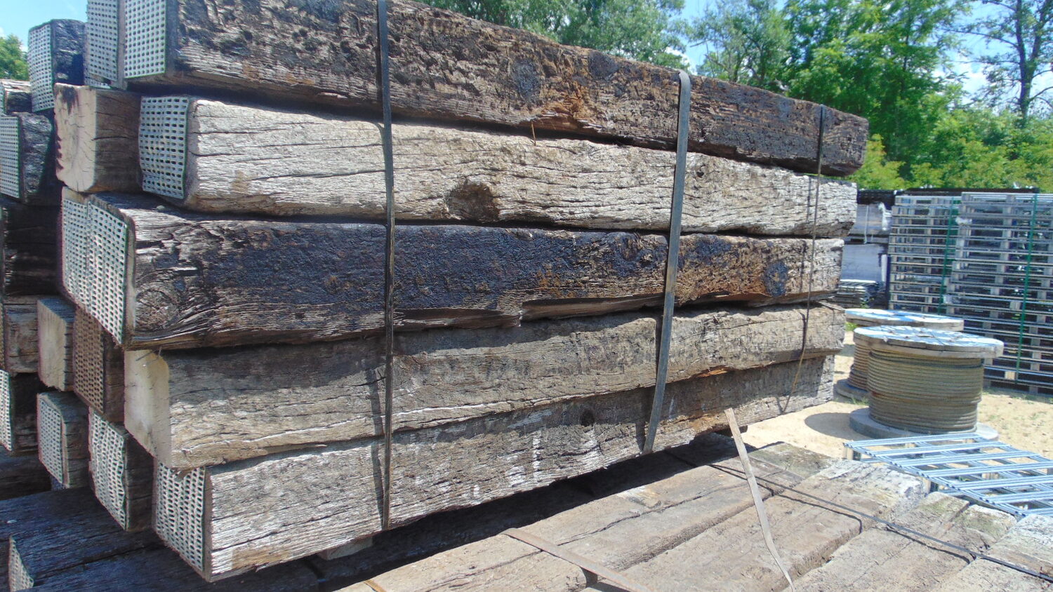 USED Wood Railroad Ties | repurposedMATERIALS