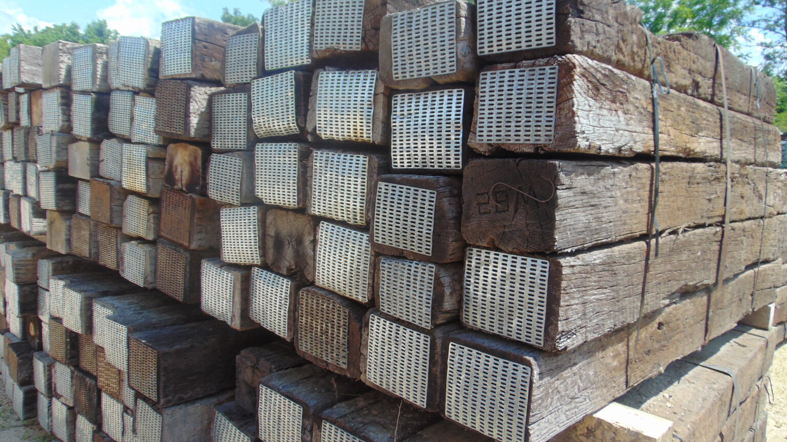 USED Wood Railroad Tie | repurposedMATERIALS