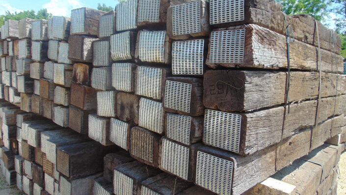 USED Wood Railroad Tie | repurposedMATERIALS