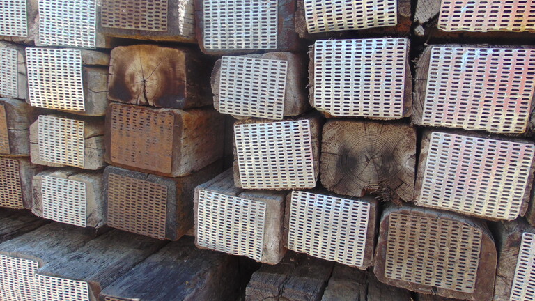 USED Wood Railroad Tie | repurposedMATERIALS