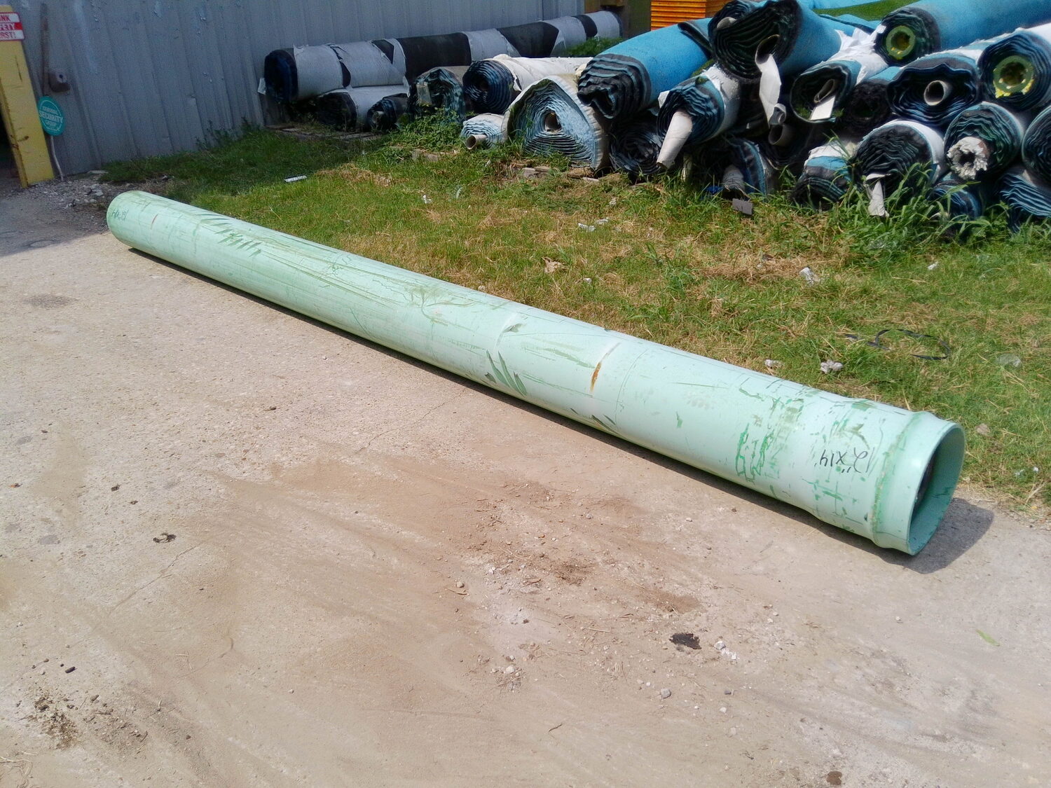 UNUSED Plastic PVC Pipe | repurposedMATERIALS