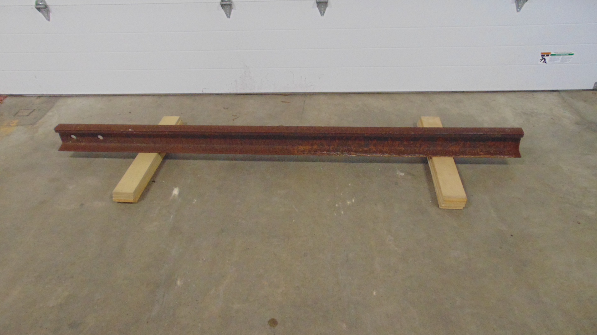 USED Steel Railroad Rail | repurposedMATERIALS