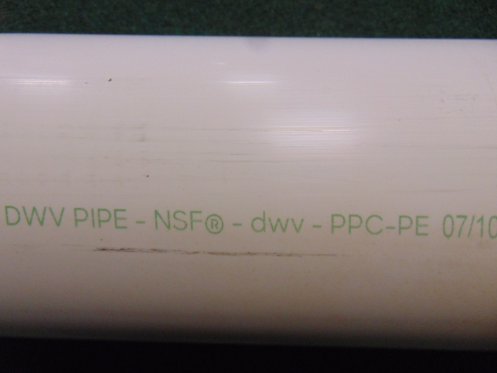 UNUSED Plain End PVC Pipe | repurposedMATERIALS