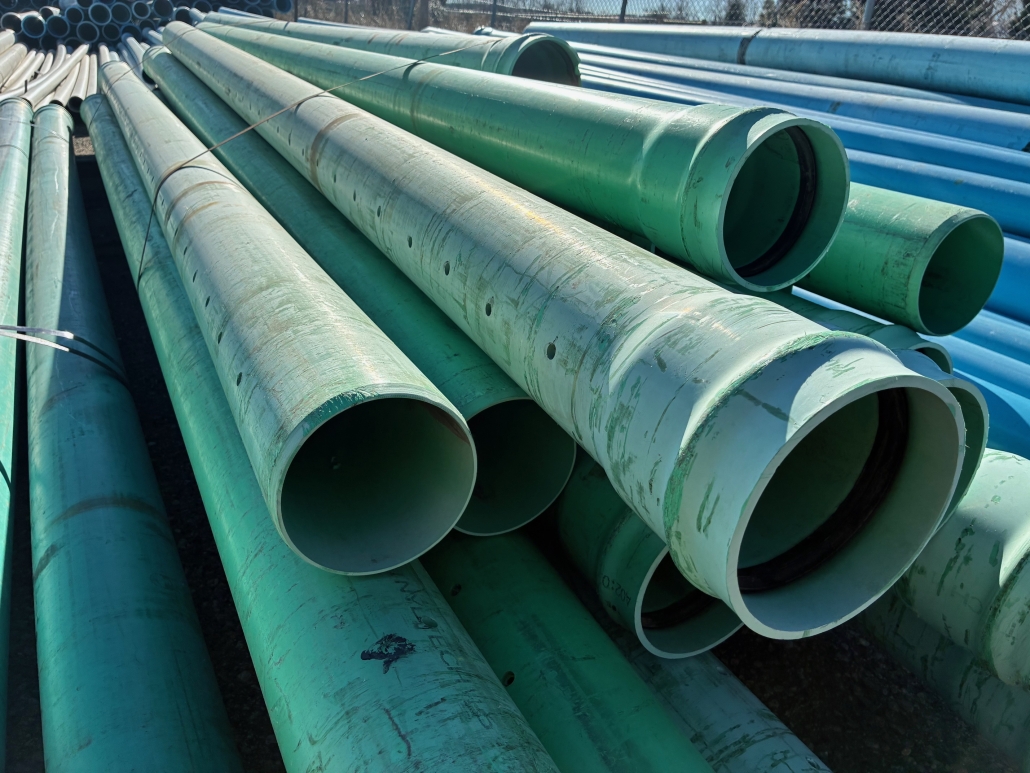 UNUSED Plastic PVC Pipe | repurposedMATERIALS