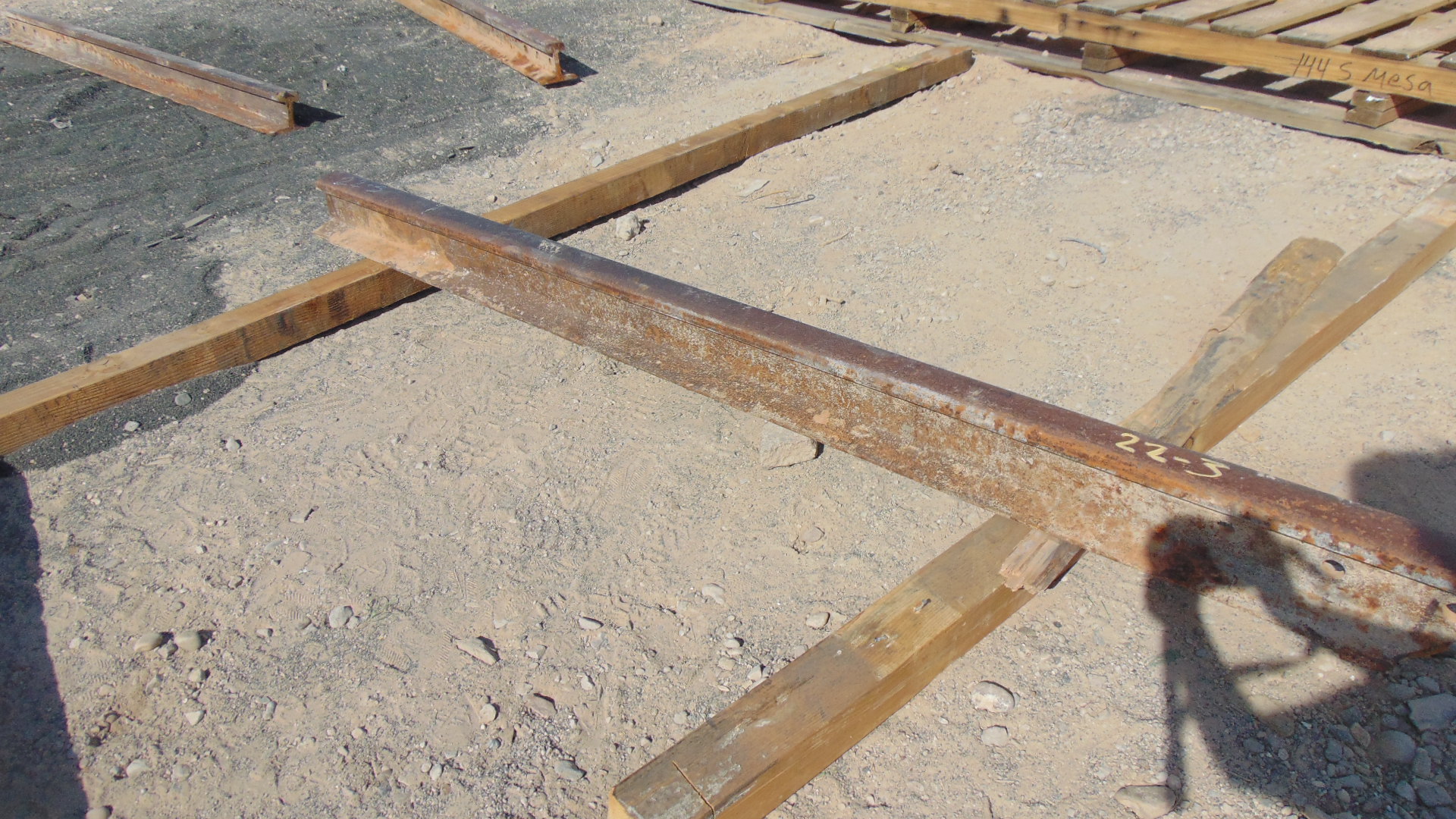 USED Steel Railroad Rail | repurposedMATERIALS