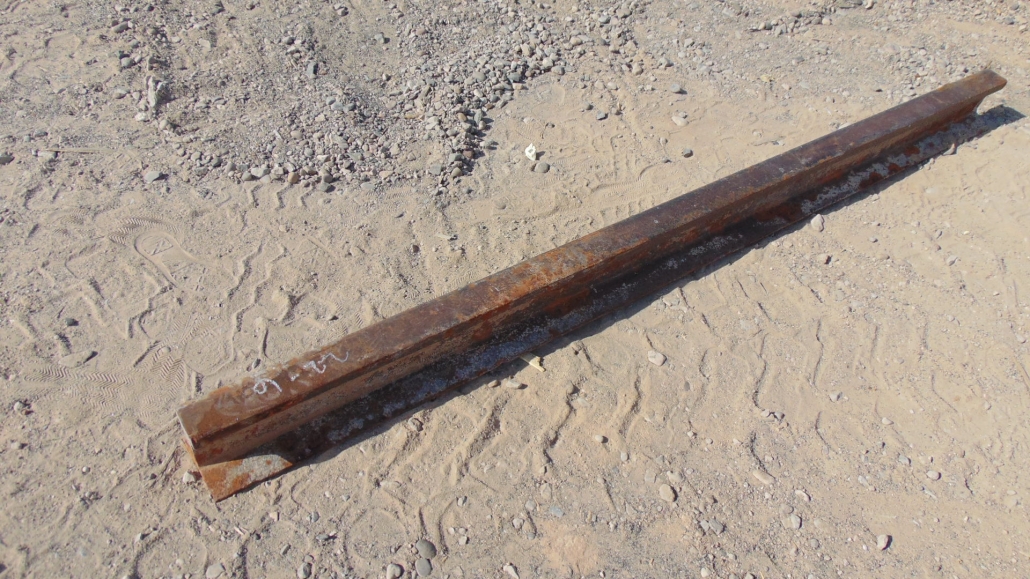 USED Steel Railroad Rail | repurposedMATERIALS
