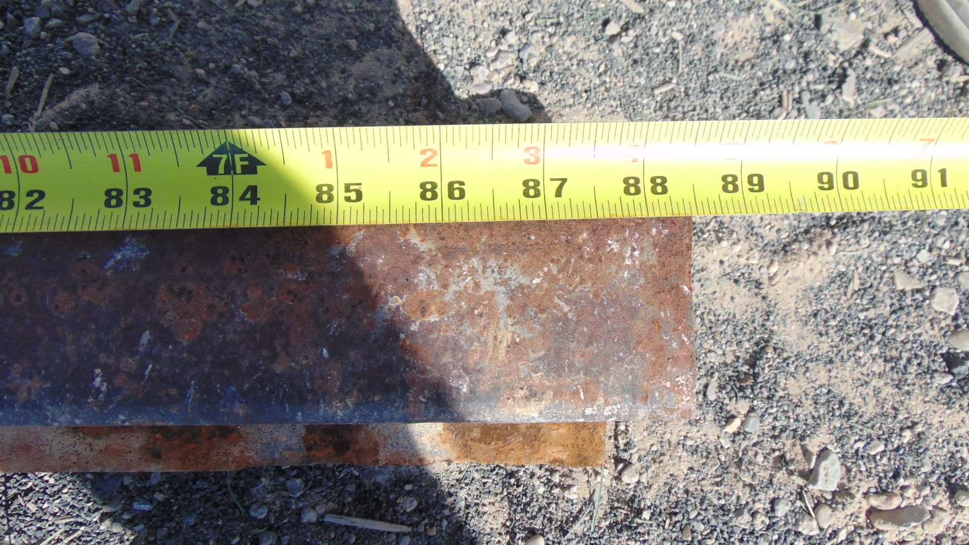 USED Steel Railroad Rail | repurposedMATERIALS