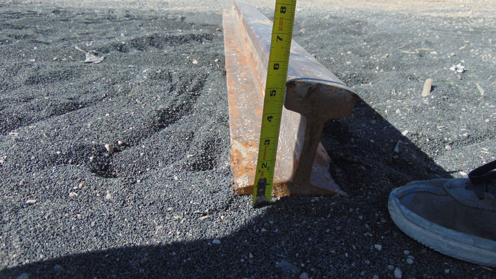 USED Steel Railroad Rail | repurposedMATERIALS