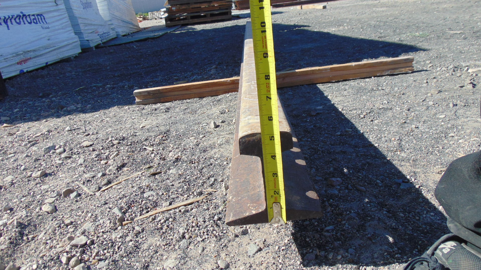 USED Steel Railroad Rail | repurposedMATERIALS