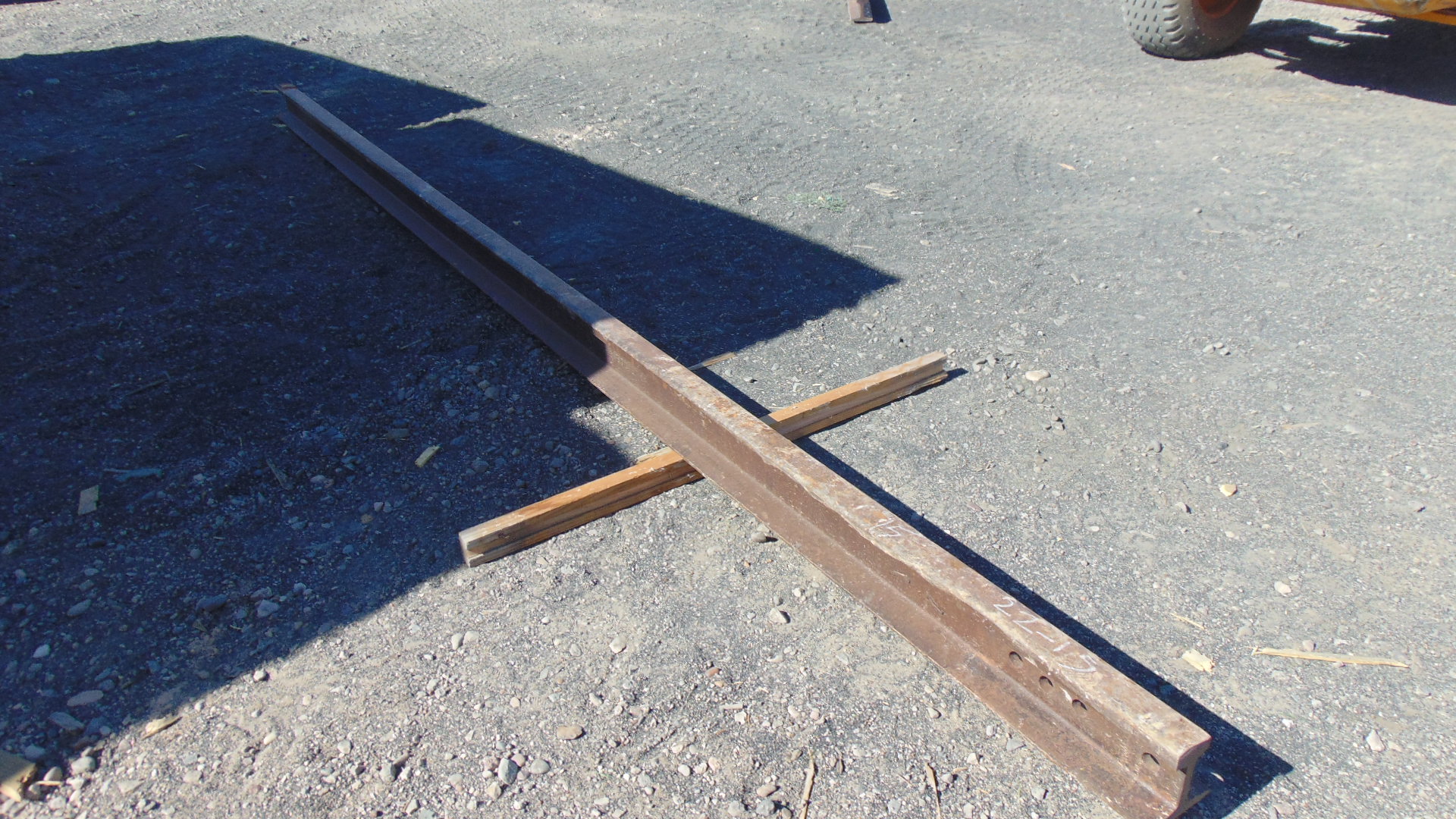USED Steel Railroad Rail | repurposedMATERIALS