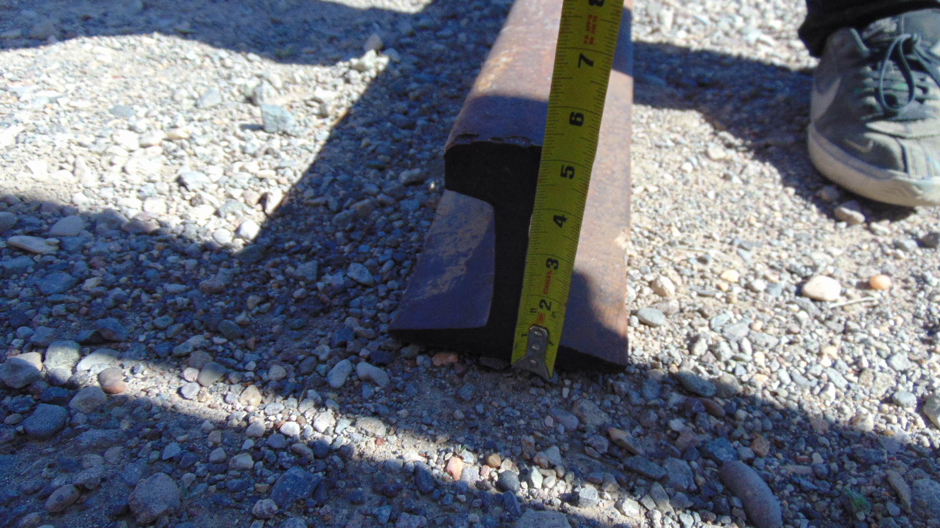 USED Steel Railroad Rail | repurposedMATERIALS