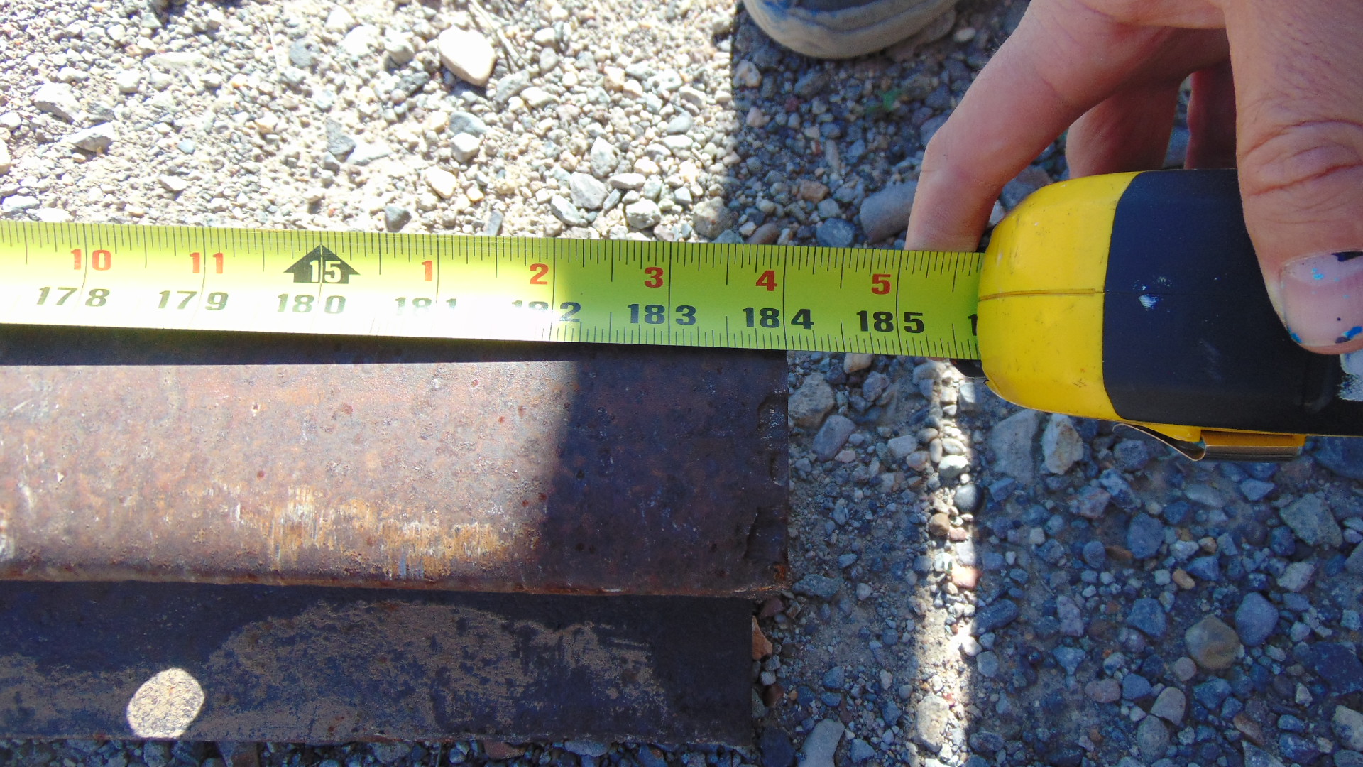 USED Steel Railroad Rail | repurposedMATERIALS