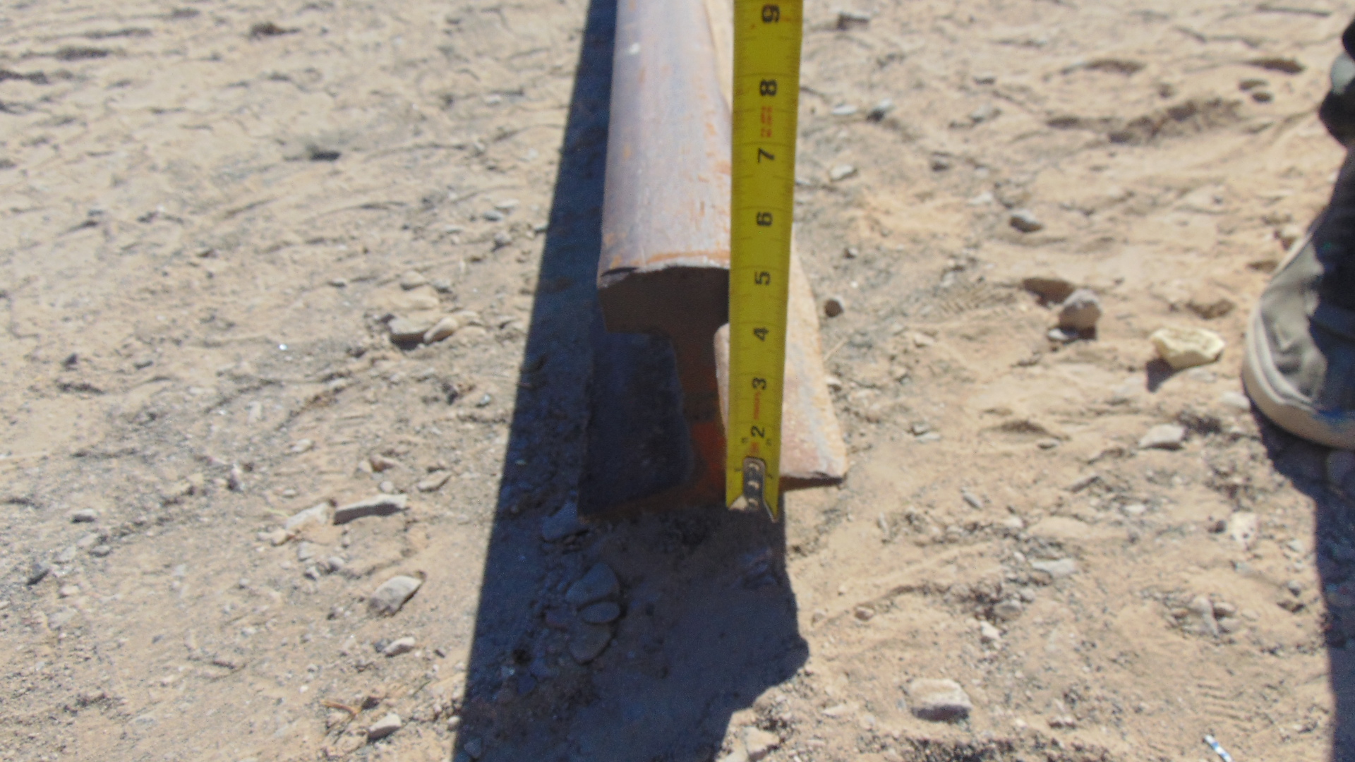 USED Steel Railroad Rail | repurposedMATERIALS