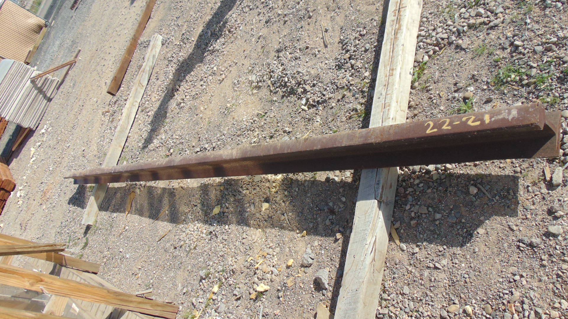 USED Steel Railroad Rail | repurposedMATERIALS
