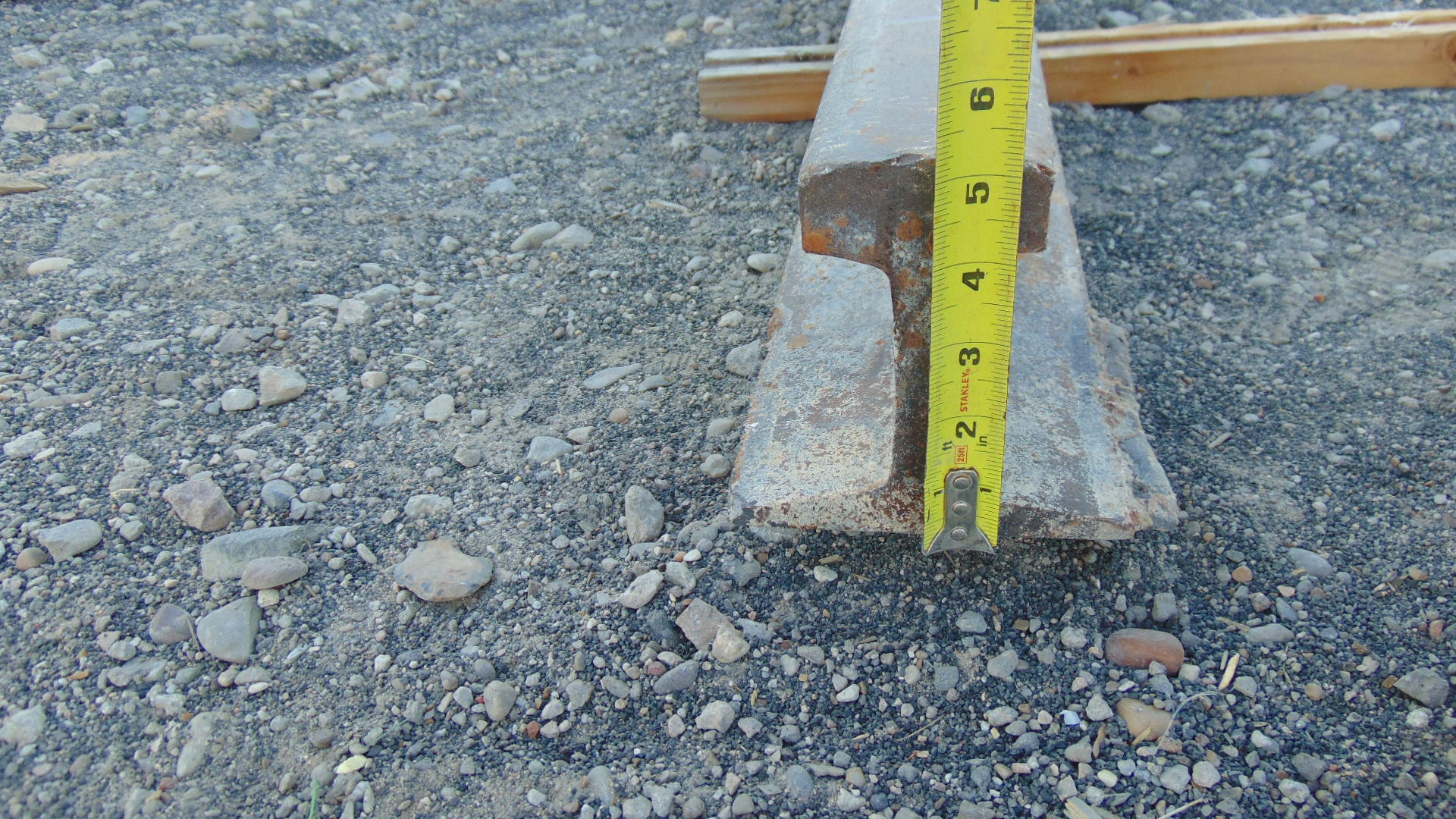 USED Steel Railroad Rail | repurposedMATERIALS