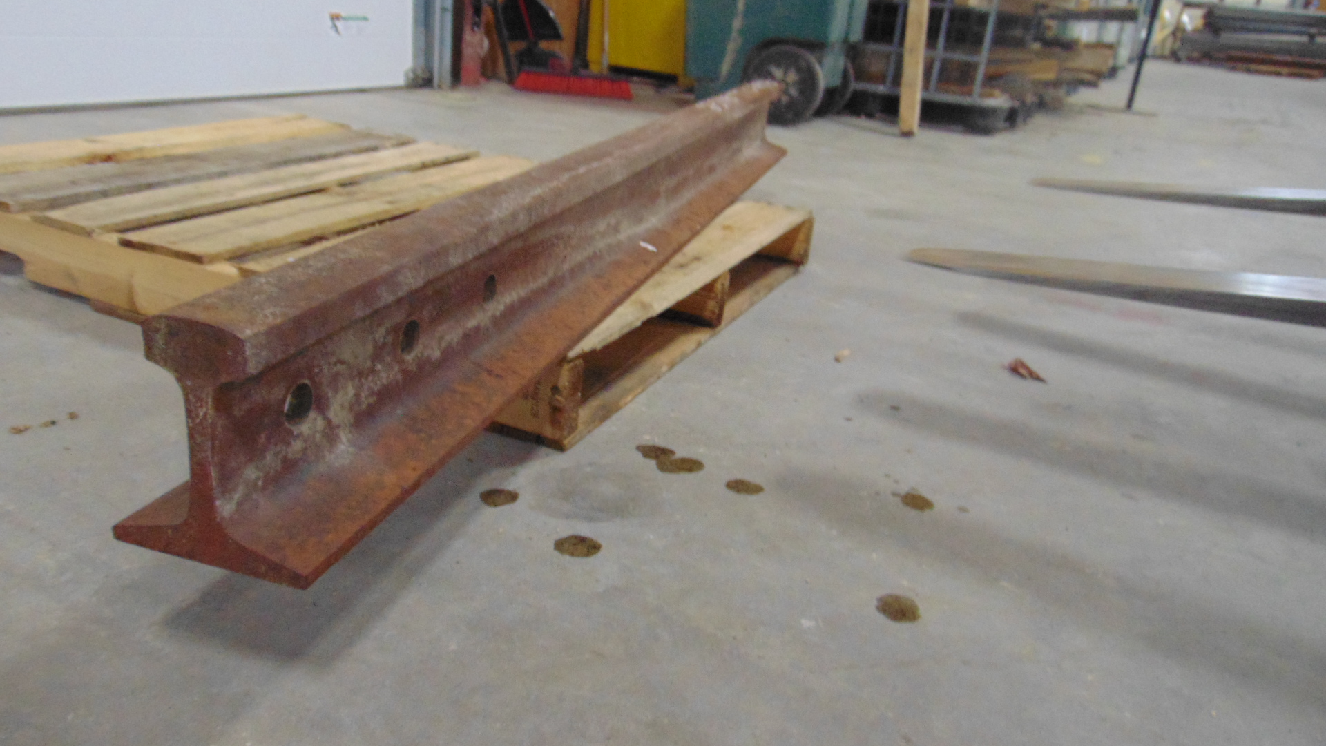 USED Steel Railroad Rail | repurposedMATERIALS