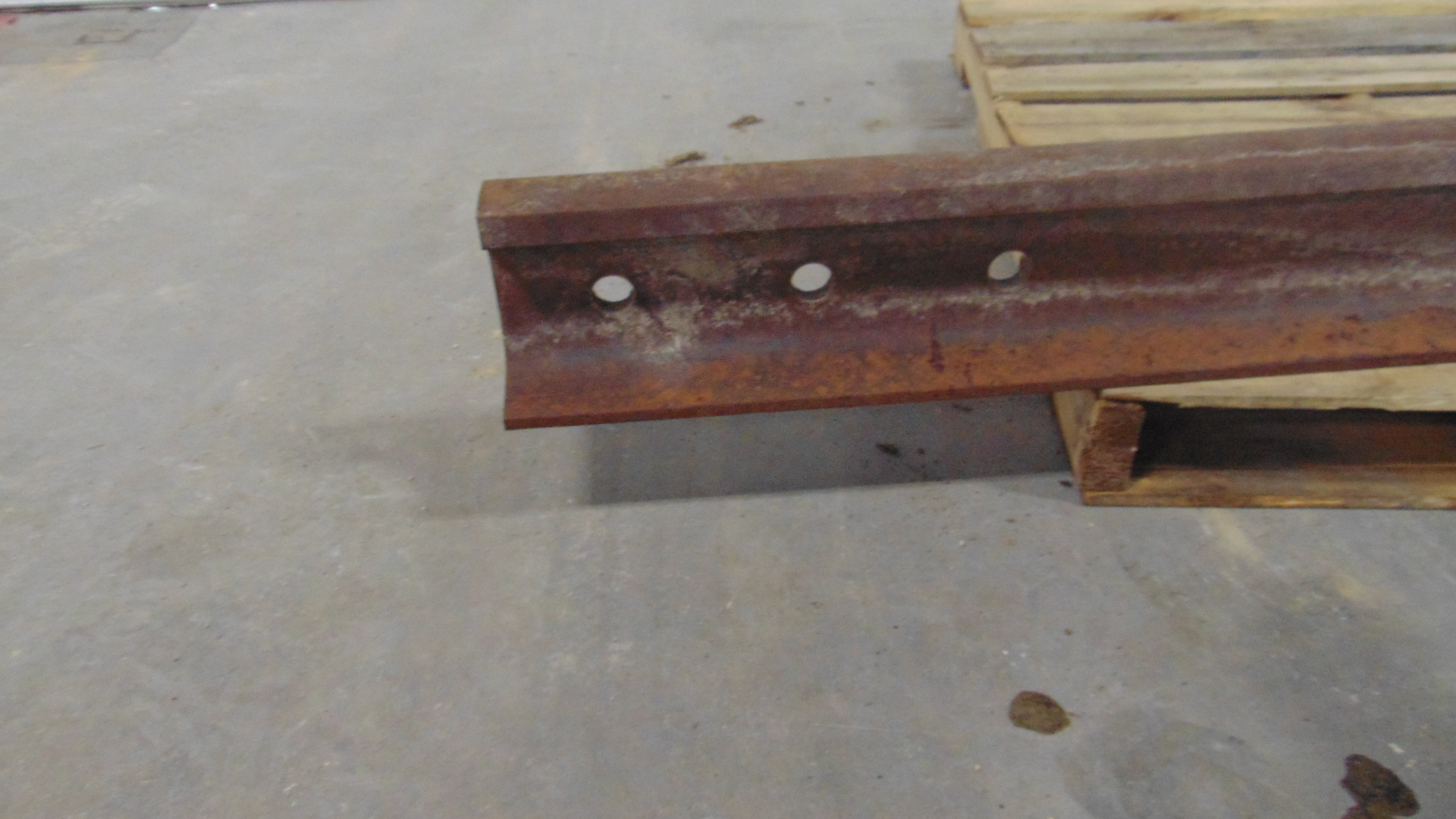 USED Steel Railroad Rail | repurposedMATERIALS
